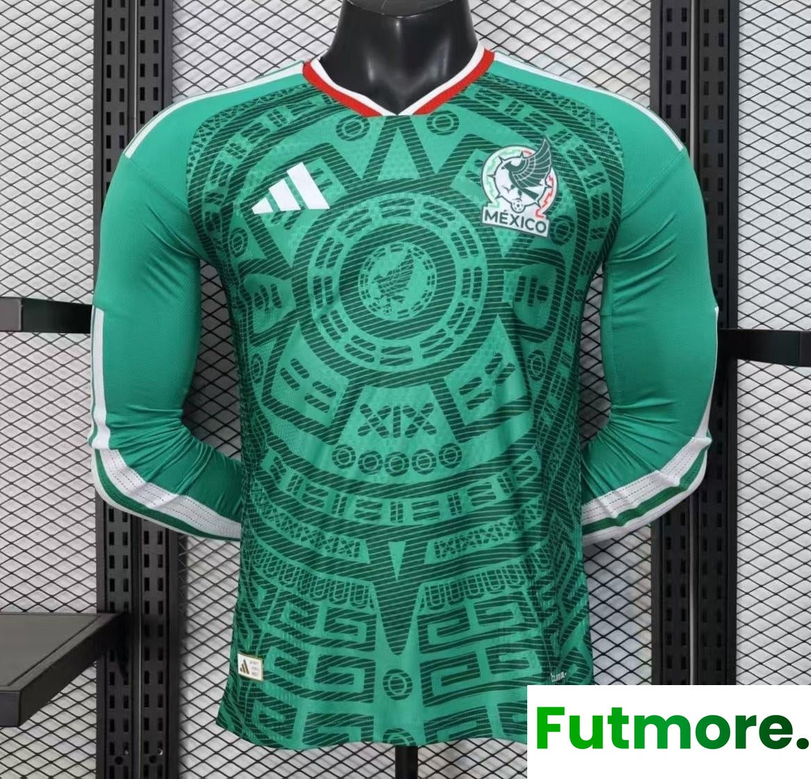 Player Version 2026 Mexico Home Long Sleeve Jersey– Futmore.